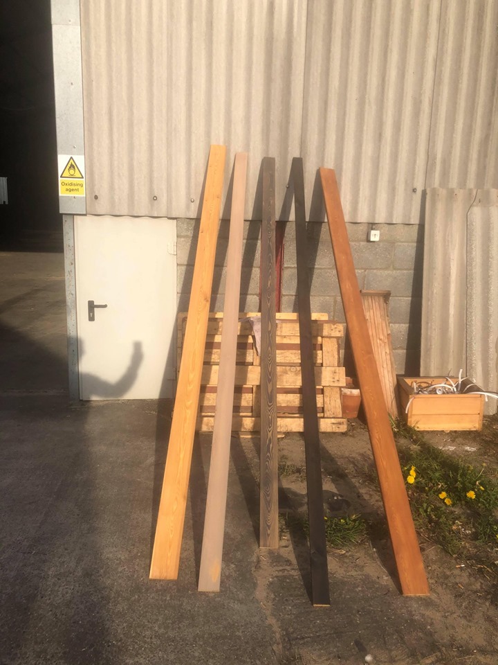 Siberian Larch Cladding Battens Rounded Edge – A Grade – 28 mm Thick ...