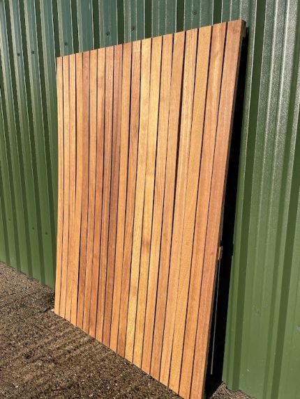 Iroko Fencing Panels | Solid Wood Fencing